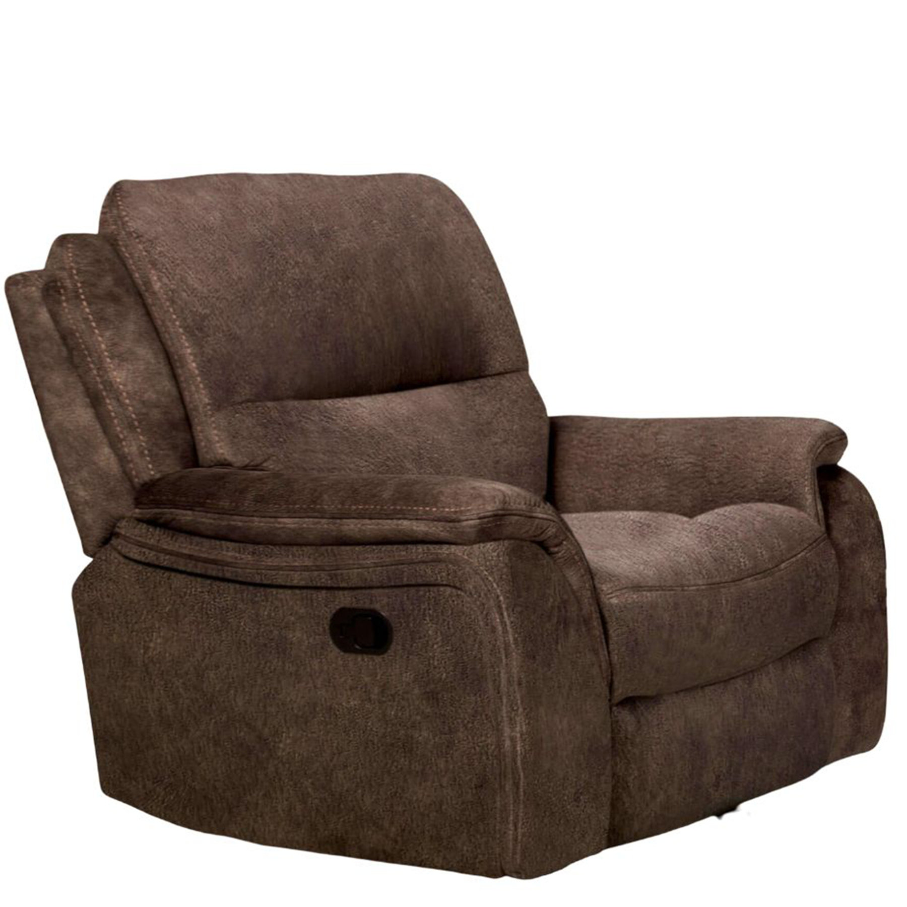 Fu Owner Transitional Style Glider Recliner Arms Pillow Top Blocked ...