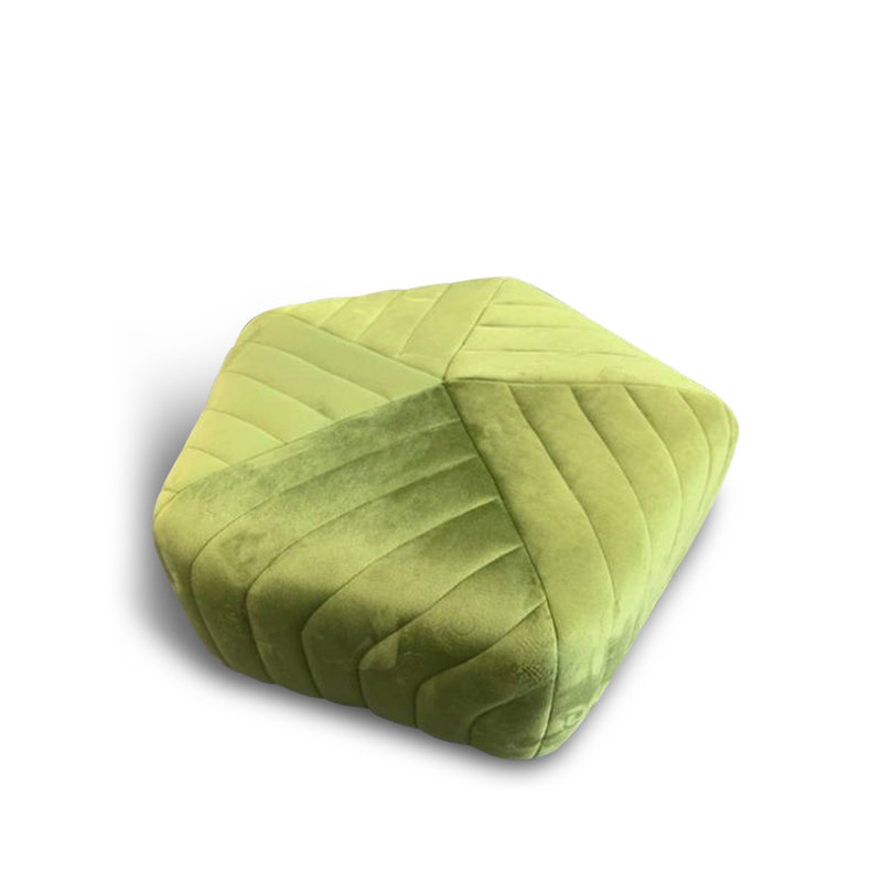 Everly Quinn 22'' Wide Velvet Tufted Pouf Ottoman | Wayfair