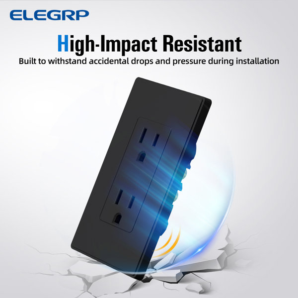 ELEGRP 15-Amp Duplex Outlet | Wayfair