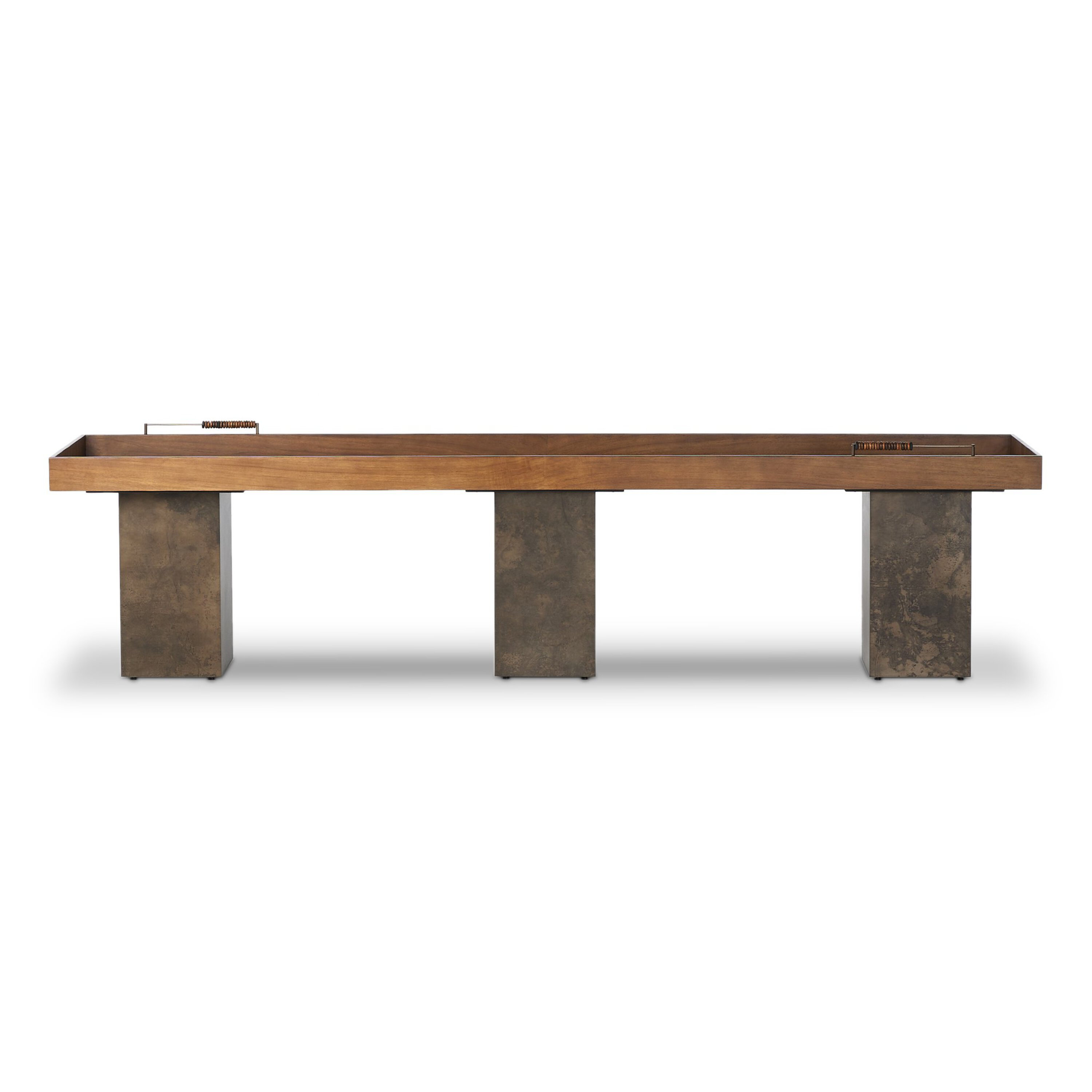 Four Hands Shuffleboard Table-Natural Brown Guanacaste | Perigold