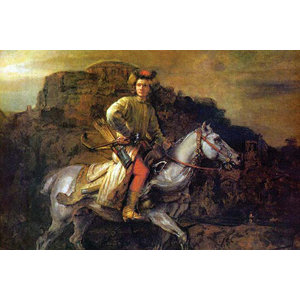Vault W Artwork 'The Polish Rider' by Rembrandt Van Rijn Painting Print ...