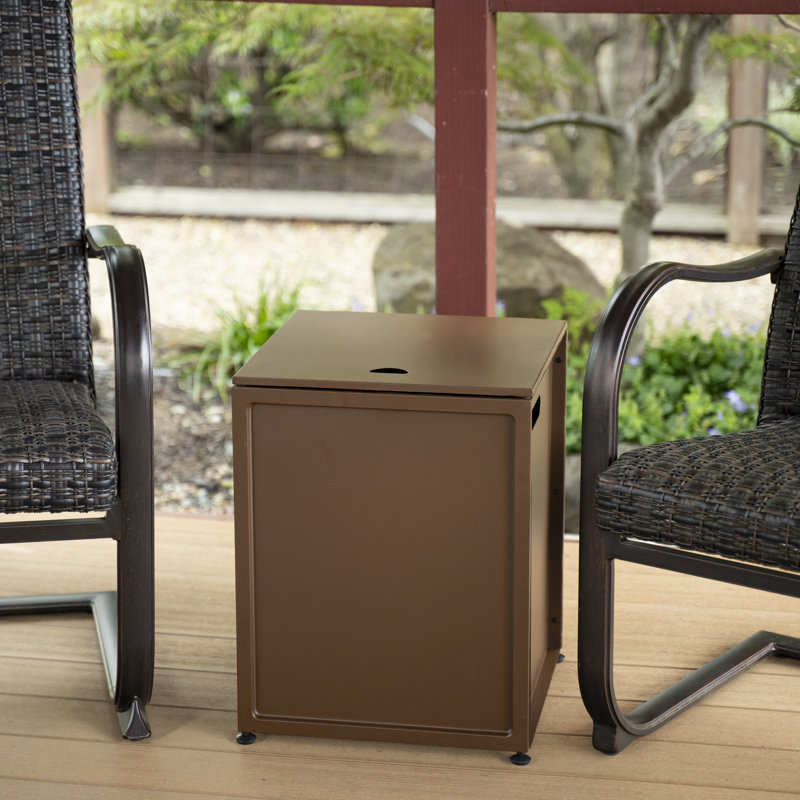 Bond 15.75'' Square Metal Propane Tank Cover & Reviews | Wayfair