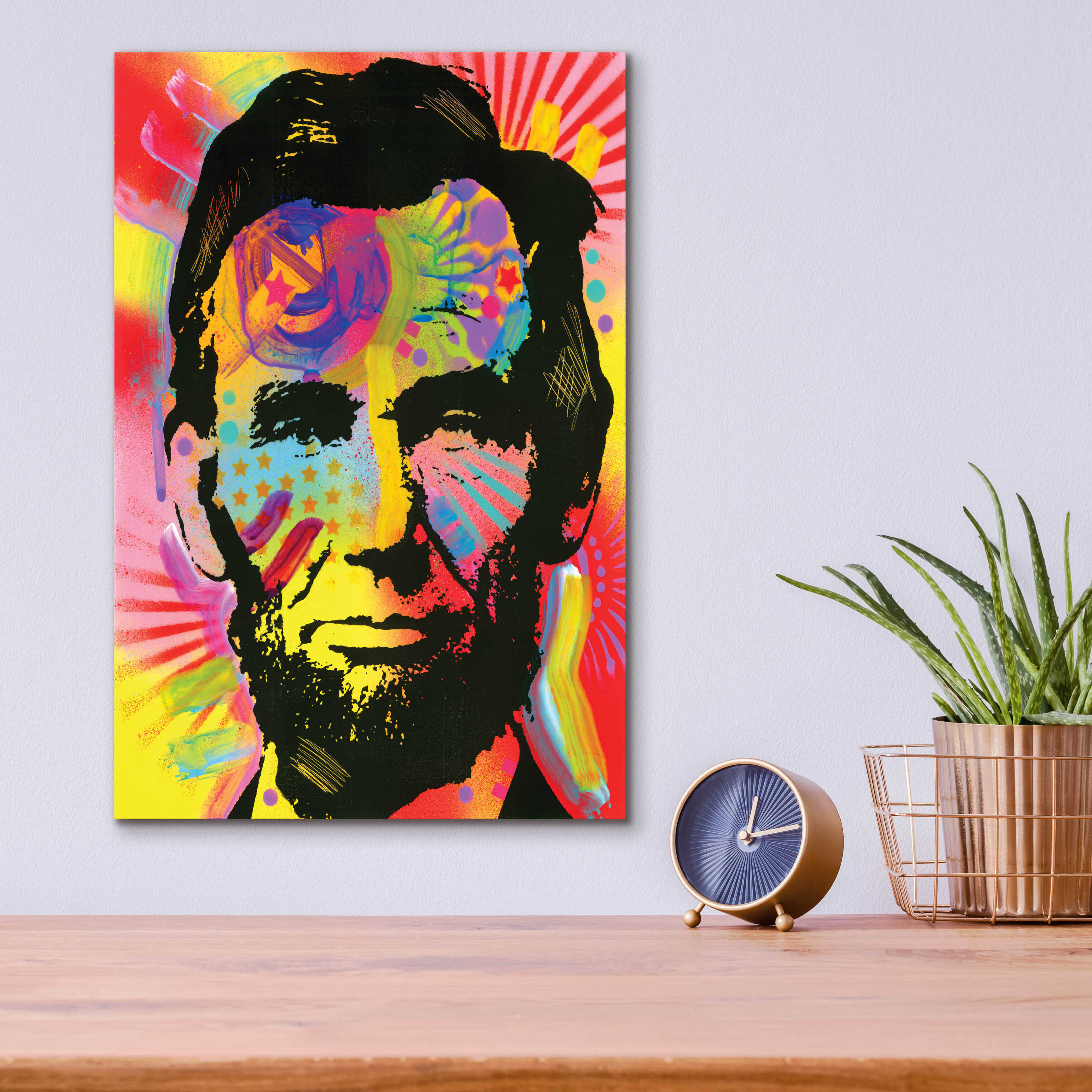 Red Barrel Studio® Lincoln War Paint by Dean Russo - Unframed Graphic ...
