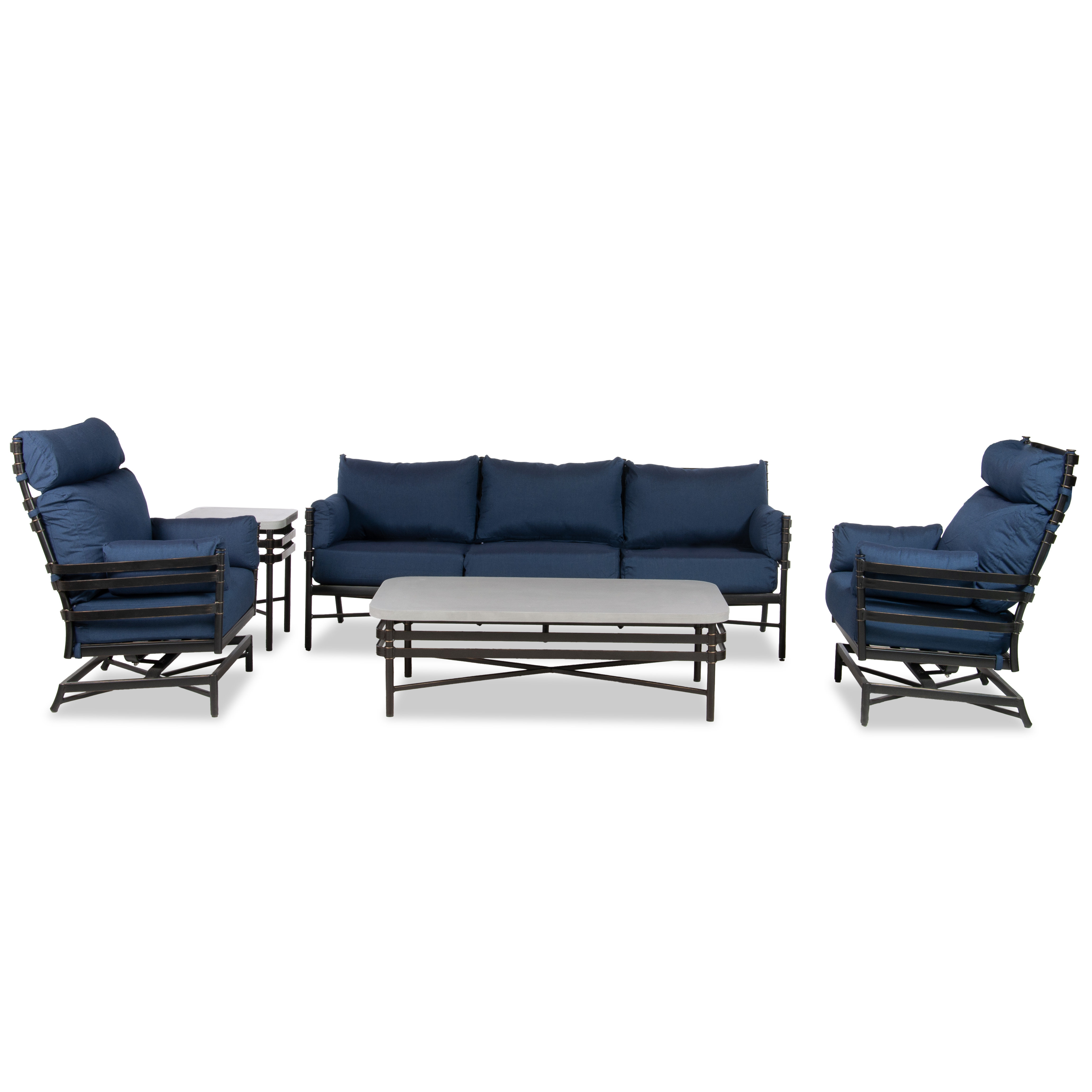 Inspired Visions Lancaster 5 - Person Outdoor Seating Group with ...