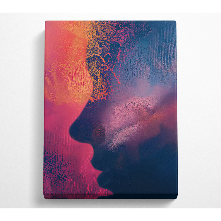 Metro Lane Face Gradient - No Frame Print on Canvas | Wayfair.co.uk