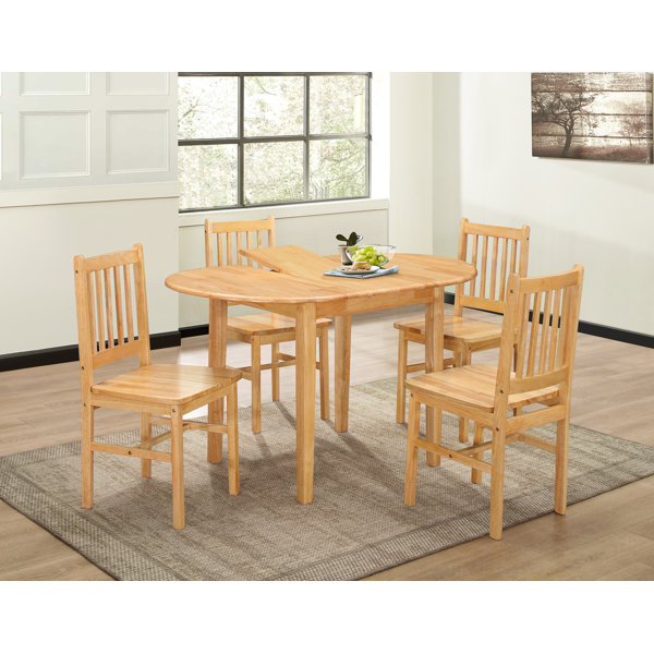 Alpen Home Callaway 4 - Person Butterfly Leaf Solid Wood Dining Set ...