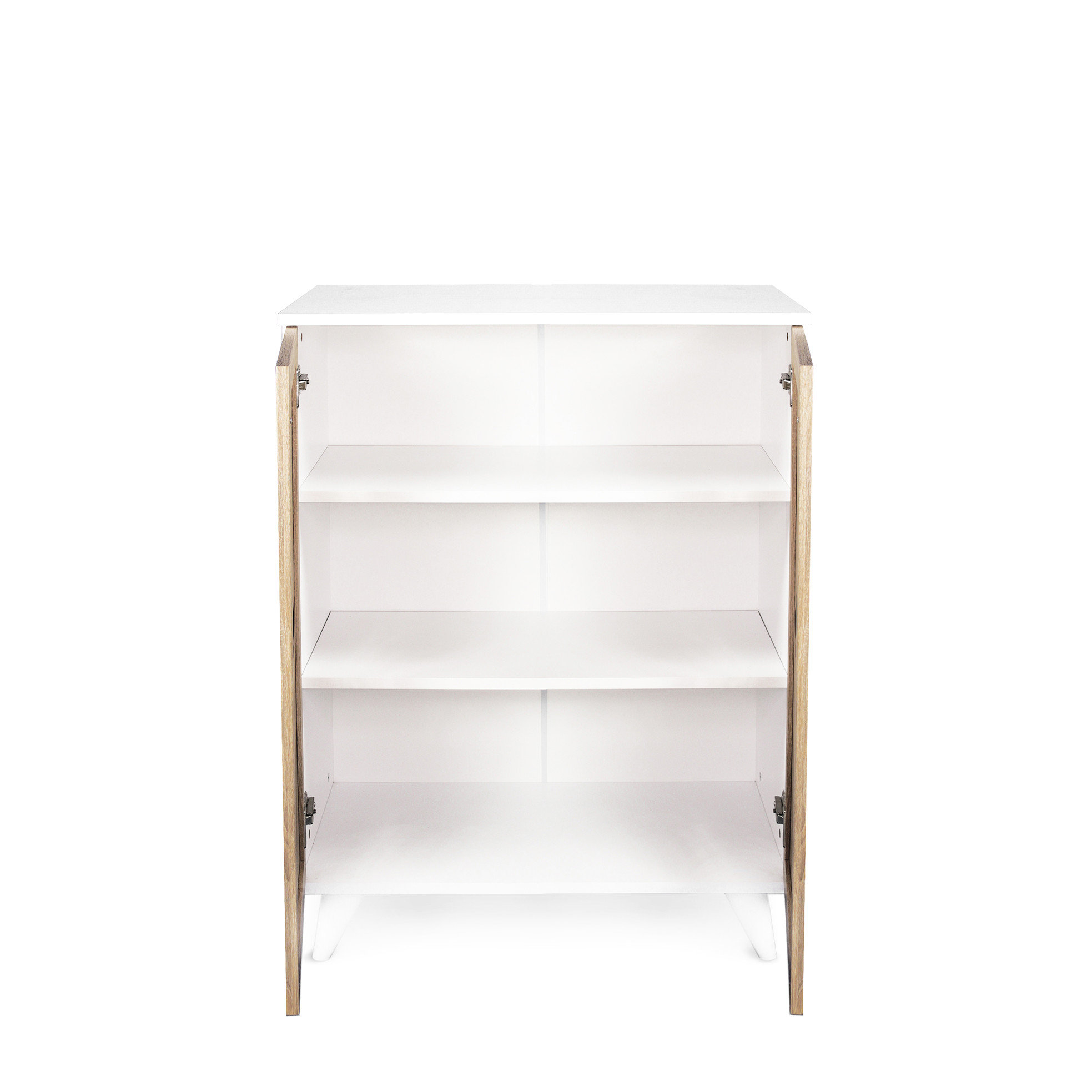 Latitude Run® Wood Shoe Stand In Cream Shade - Stable Platform ...