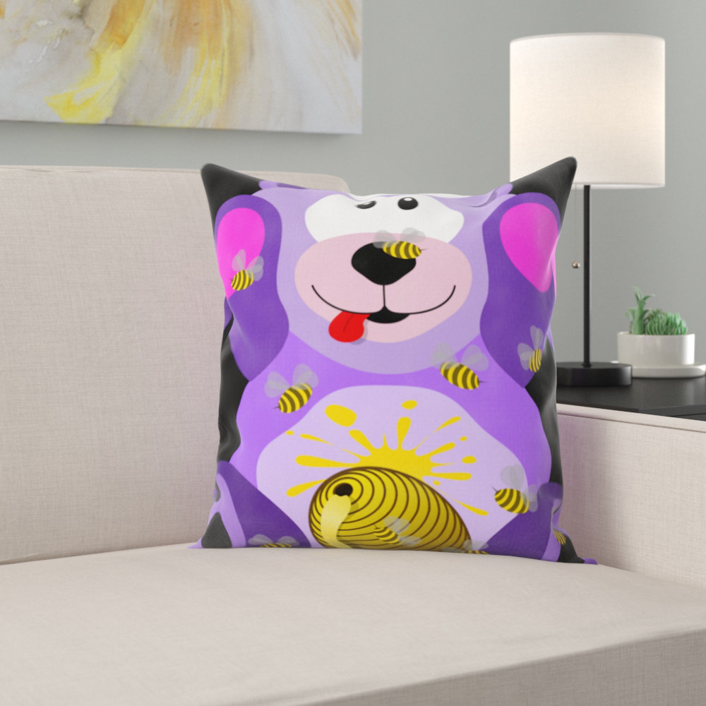 East Urban Home Teddy Bear Throw Pillow | Wayfair