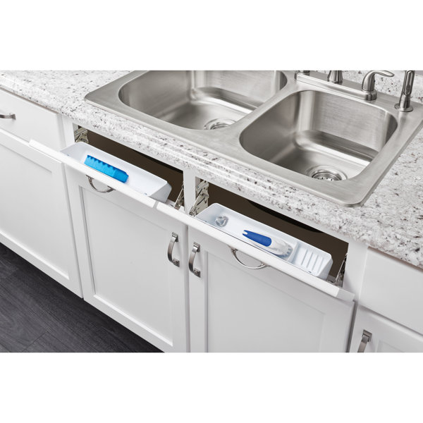 Rev-A-Shelf Polymer Tip-Out Trays For Sink Base Cabinets | Wayfair