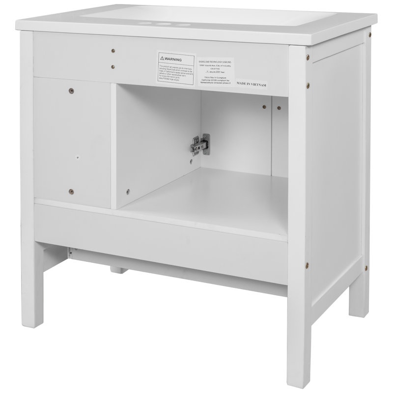 Aoche 30'''' Single Bathroom Vanity Base Only & Reviews | Wayfair