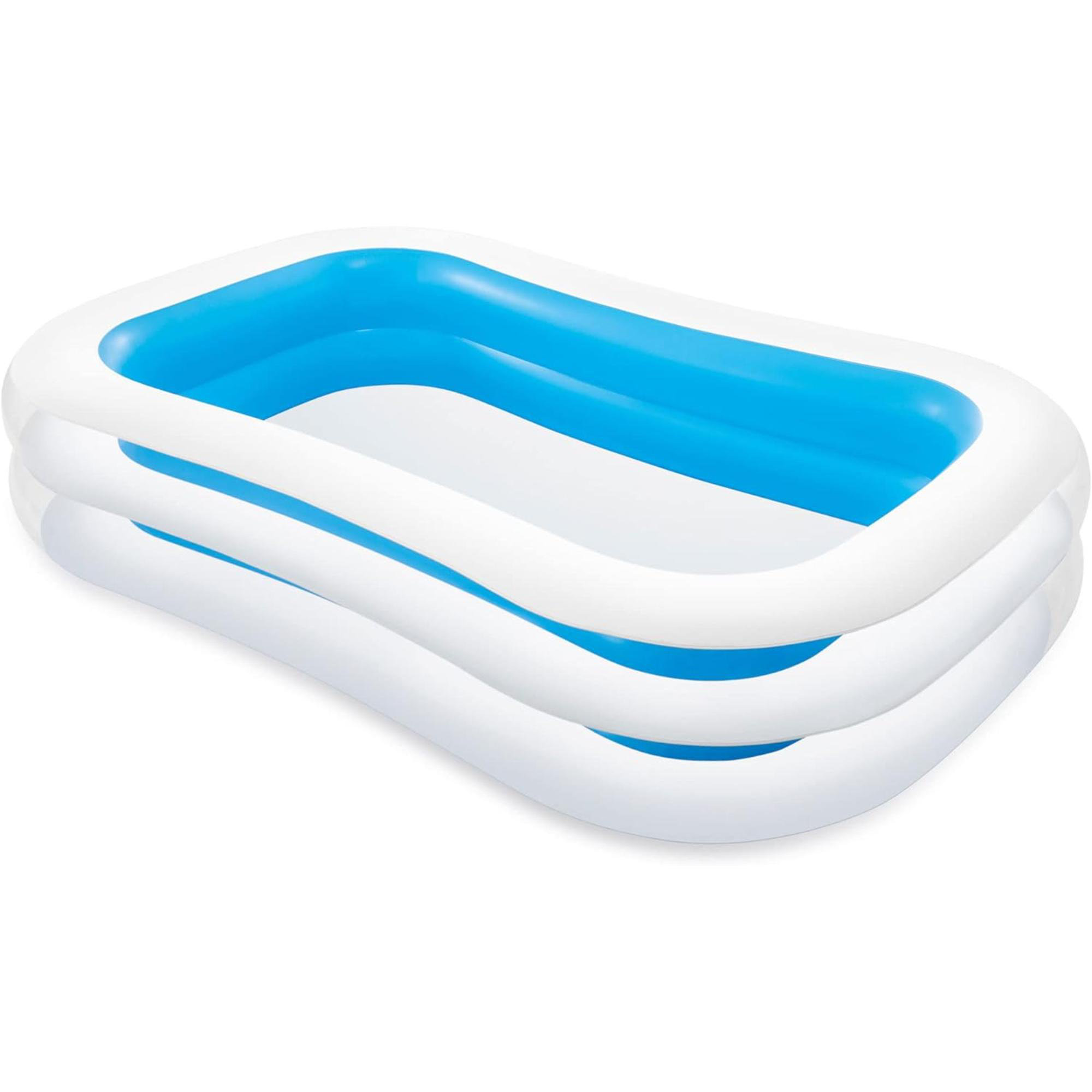 Textiles Hub Inflatable Swim Center Family Pool For 2-3 Kids, Backyard ...