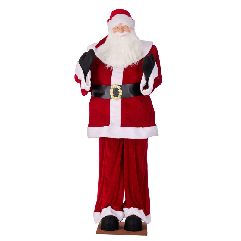 The Holiday Aisle® Huge Life Sized Sitting or Standing Decorative Plush ...