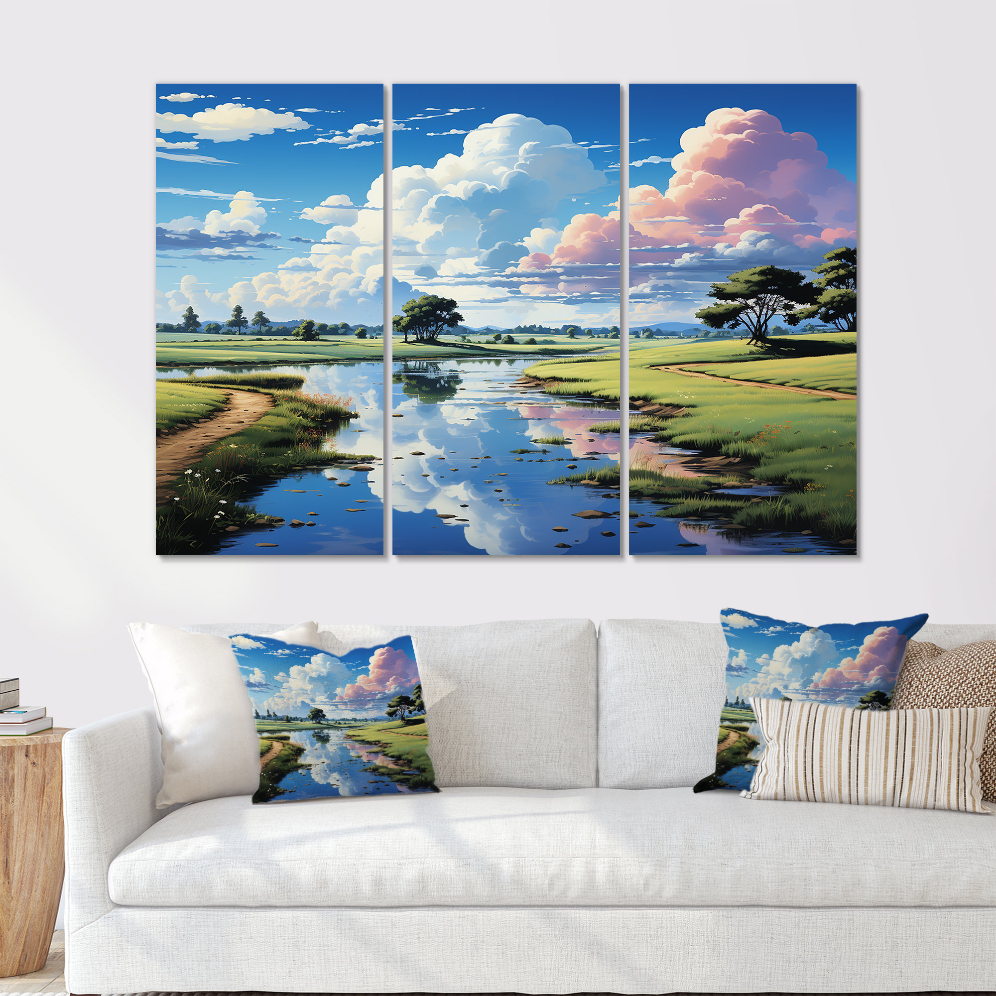 Lark Manor™ Japanese Golf Course Landscape Harmony III - River Decor ...