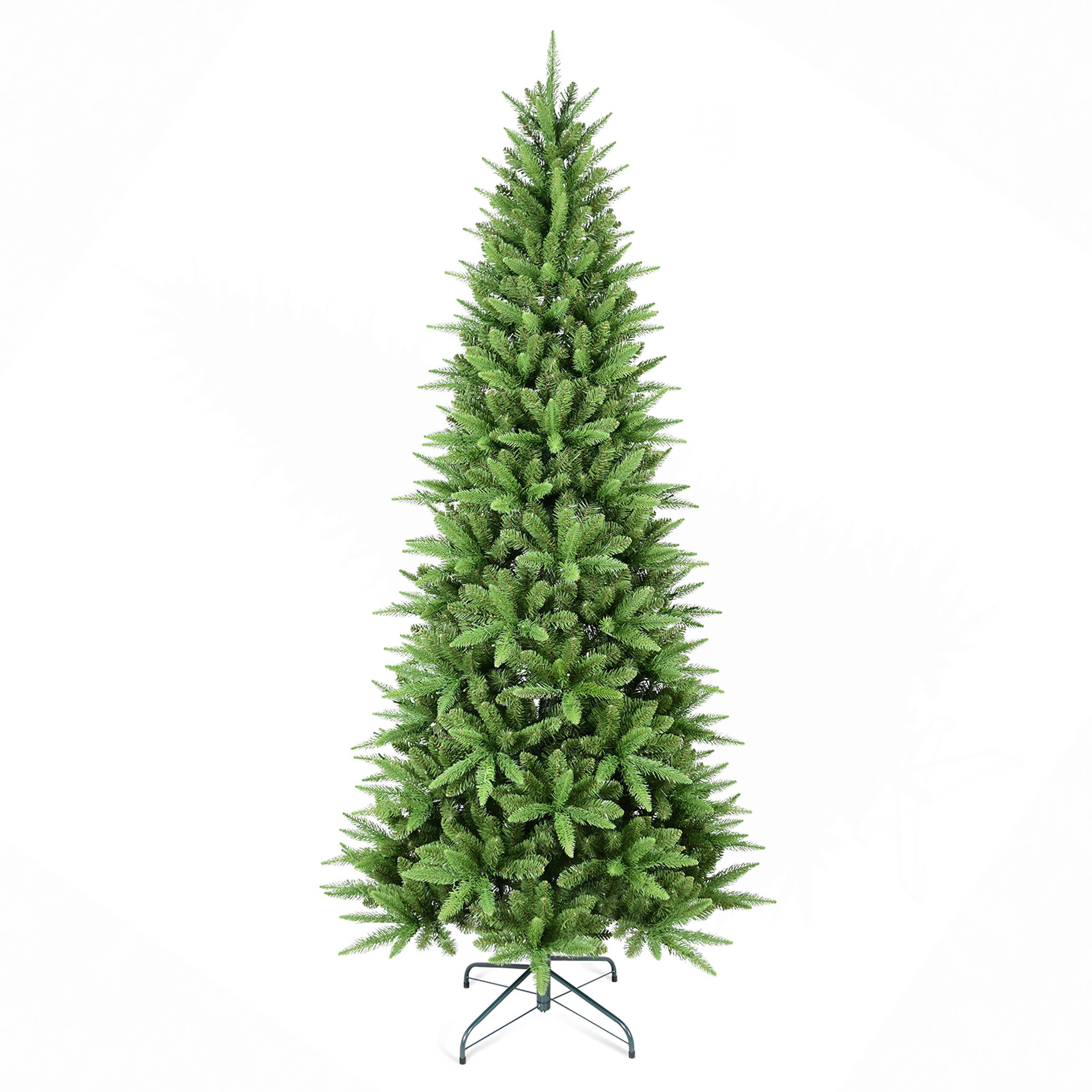 Alcott Hill® 6FT Slim Christmas Tree With 300 LED Lights, 850 PE+PVC ...