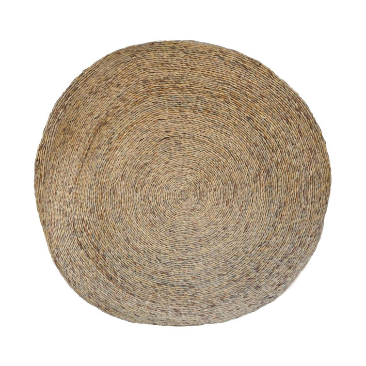 The Seasonal Aisle Hawk Natural Seagrass Round Floor Mat | Wayfair.co.uk