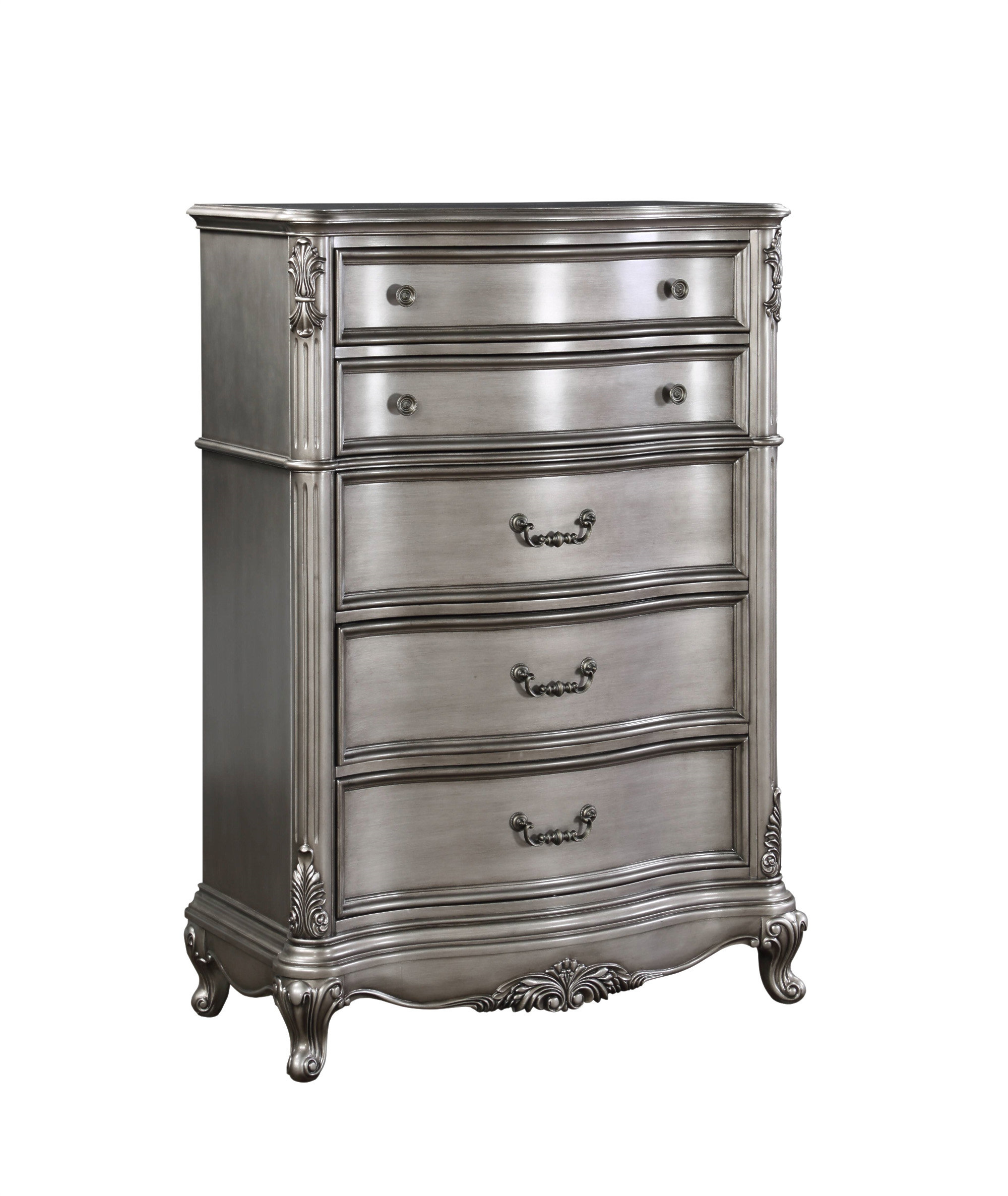 Canora Grey Ariadne Antique Platinum Finish Chest | Wayfair