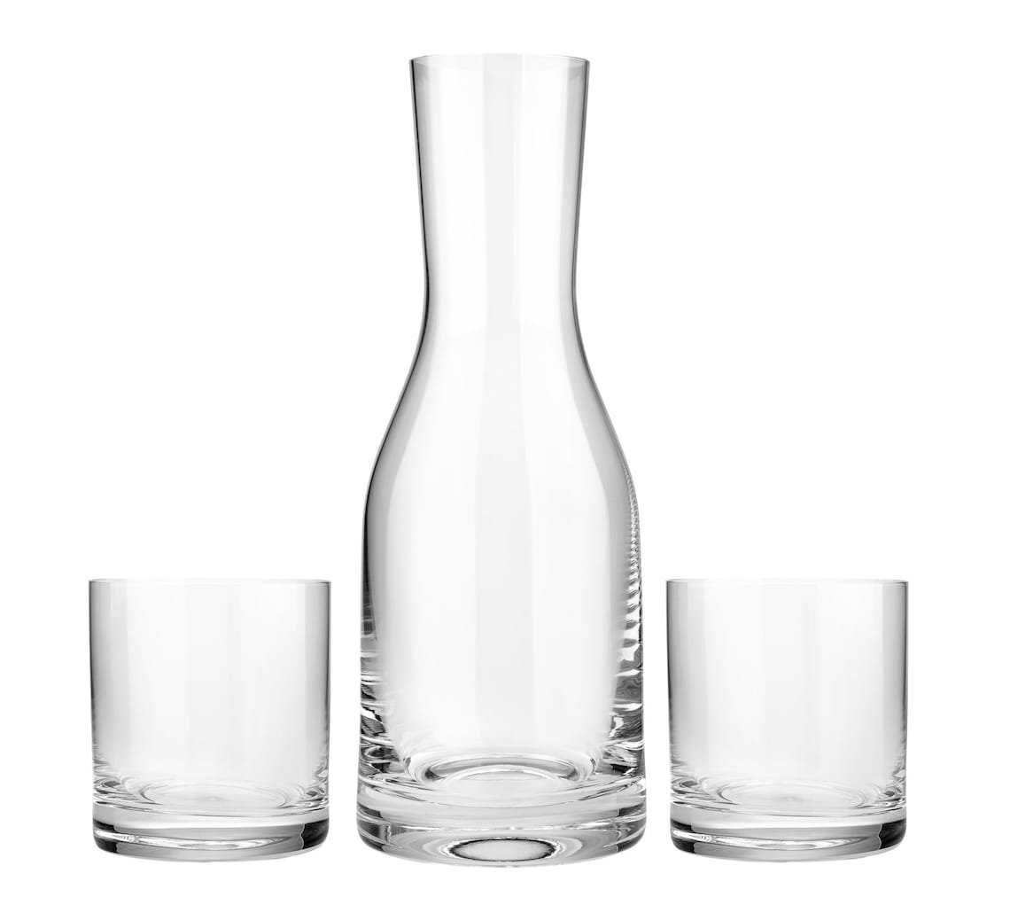 Wrought Studio™ Gitlow 3 - Piece Glass Drinking Glass Assorted ...