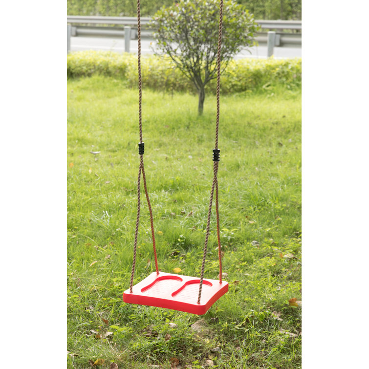 PLAYBERG Plastic Standing Swing with Mounting Hangers and Chains ...