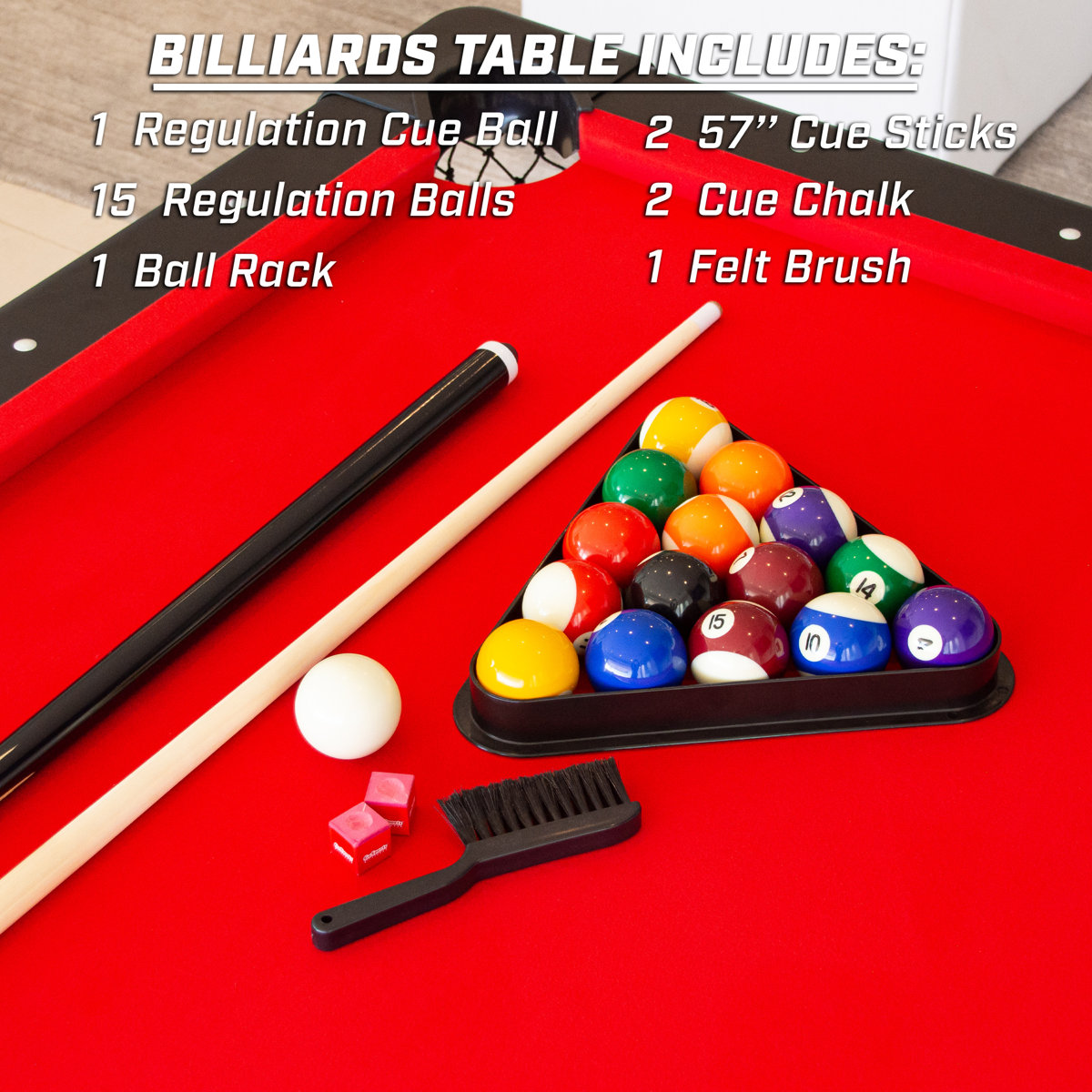 GoSports Mid-Size Billiards Game Table - Foldable Design & Reviews ...