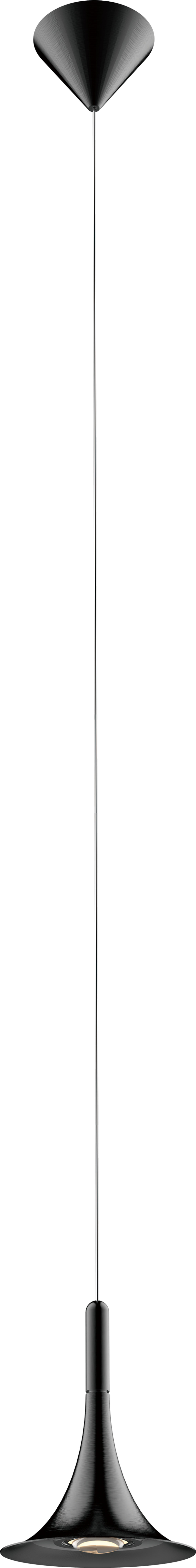 Ivy Bronx Jalaiah 1 - Light Satin Dark Gray Pendant | Wayfair