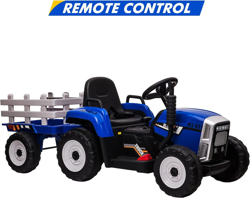 Williston Forge 12V Ride On Cars For Kids 12-Volt Tractor Ride-On For 3 ...