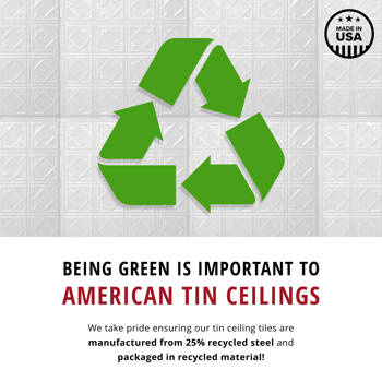 American Tin Ceilings American Tin Cellings Pattern #19 24 x 24 inch ...