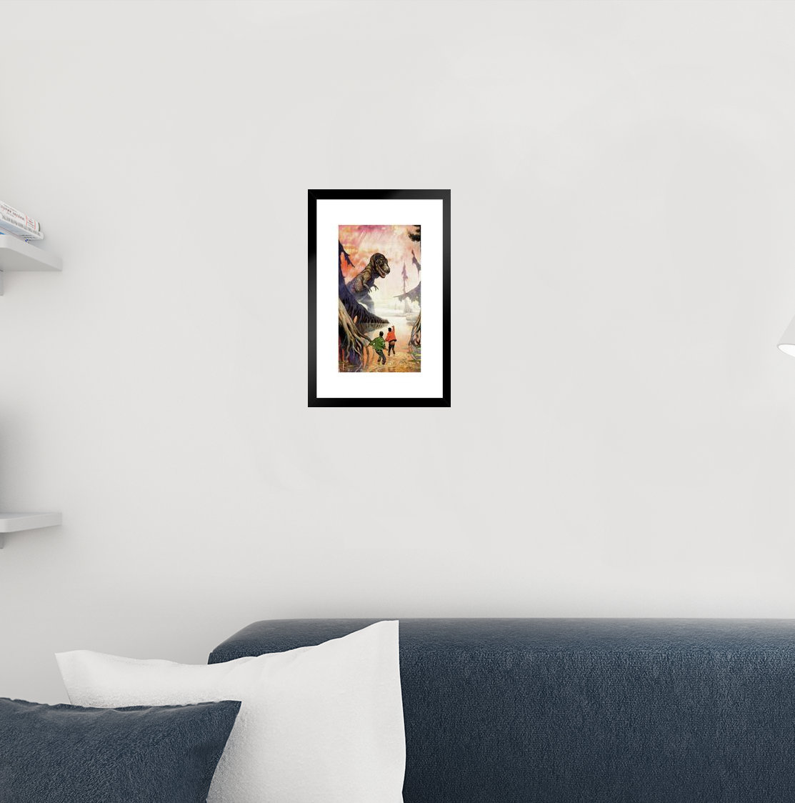 Poster Foundry Frank Frazetta T Rex Swamp Dinosaur Science Fiction ...