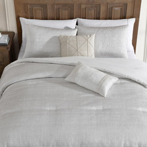 Tahari Home Olivia 5-Piece Ivory Jacquard Comforter Set | Wayfair