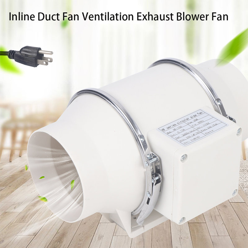 JOYDING Inline Duct Fan Ventilation Exhaust Blower Fans Ductless | Wayfair