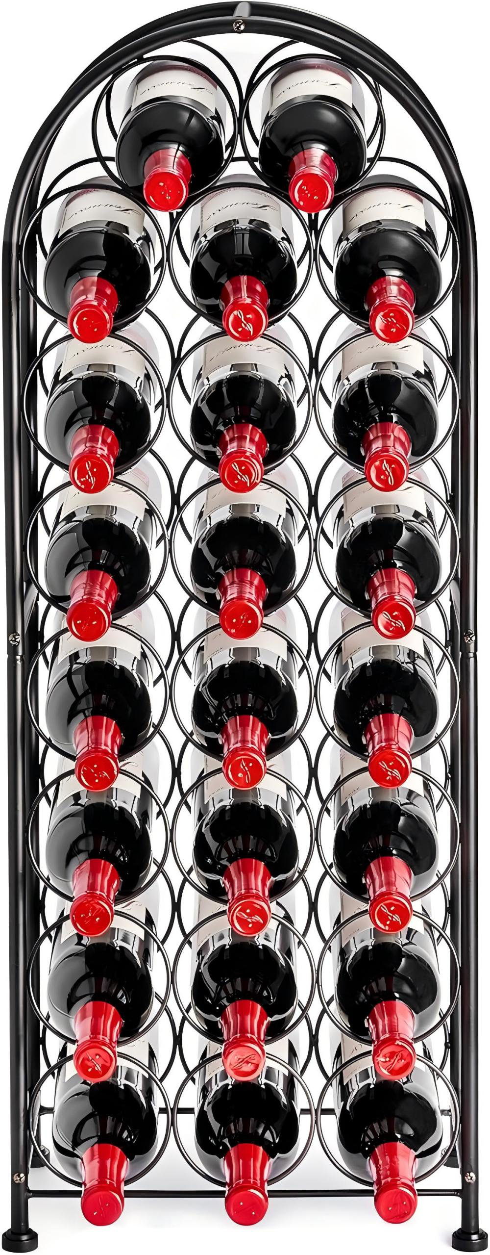 Ebern Designs Freestanding Wine Rack - Elegant and Unique Bordeaux ...