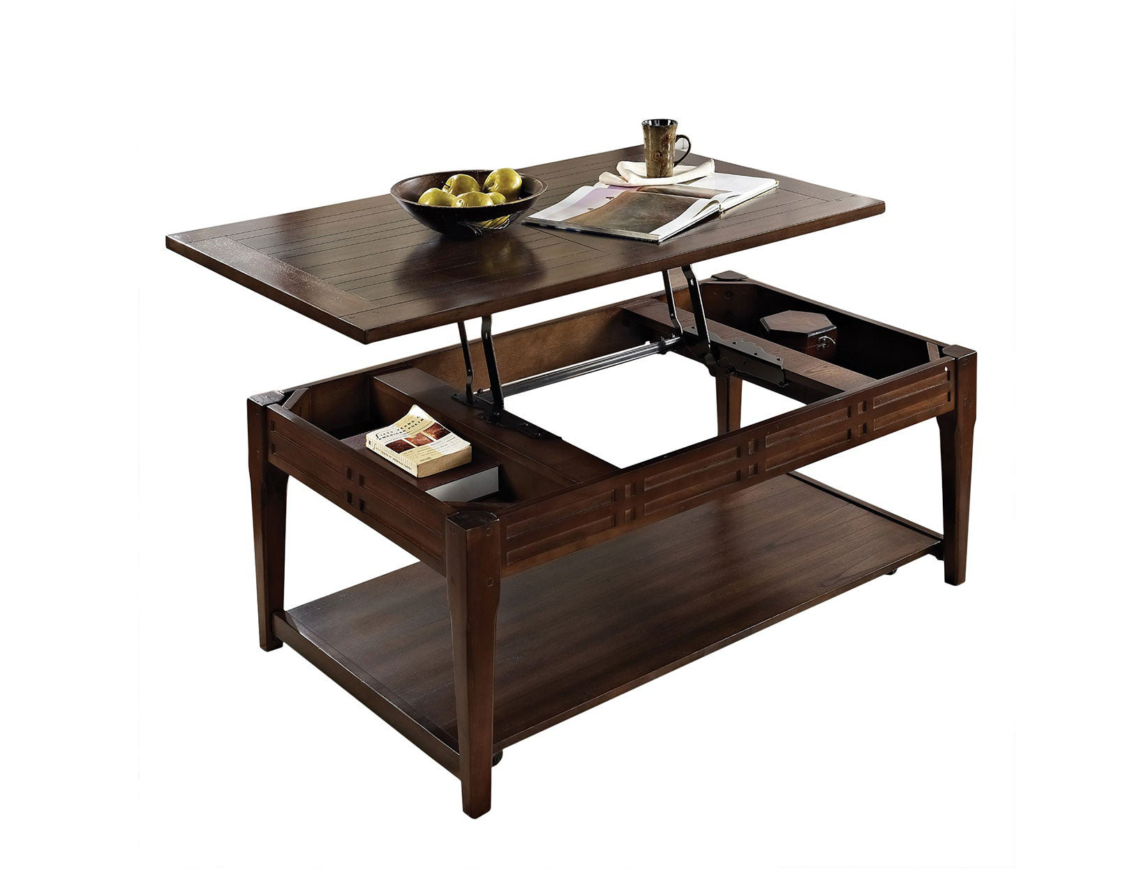 Red Barrel Studio Crestline Lift Top CocktailTable w/ Casters - Wayfair ...