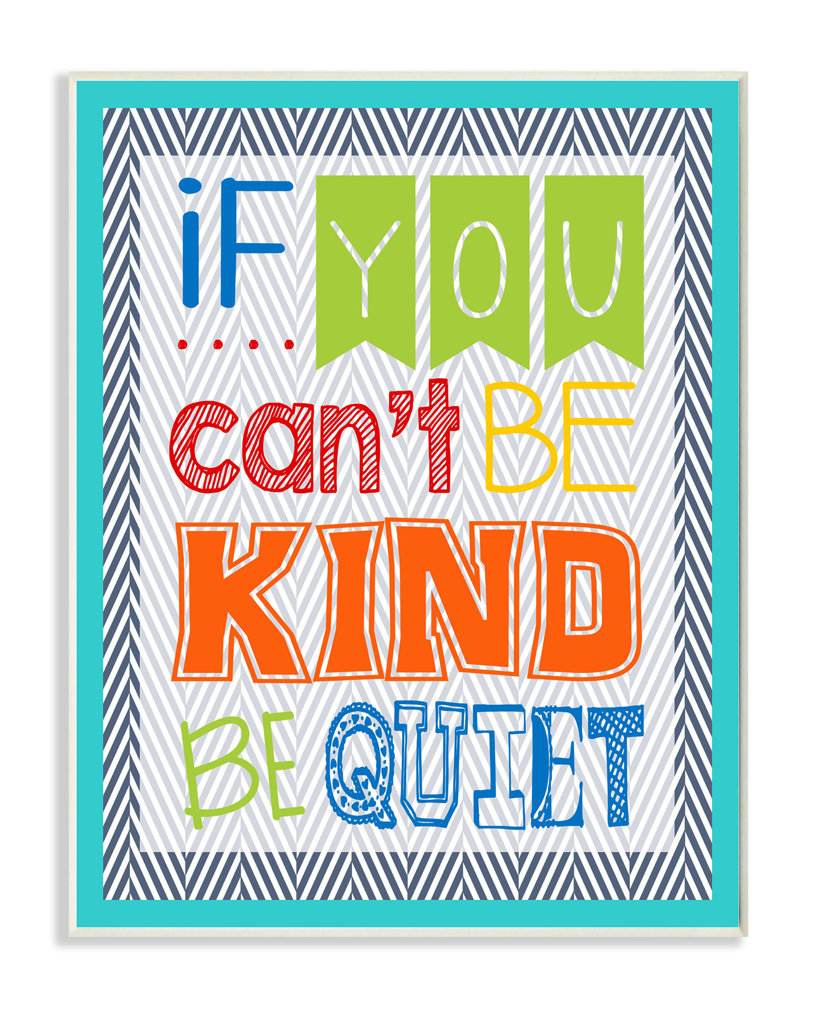 Viv + Rae Gupton If You Can't Be Kind Be Quiet Wall Plaque - Wayfair Canada