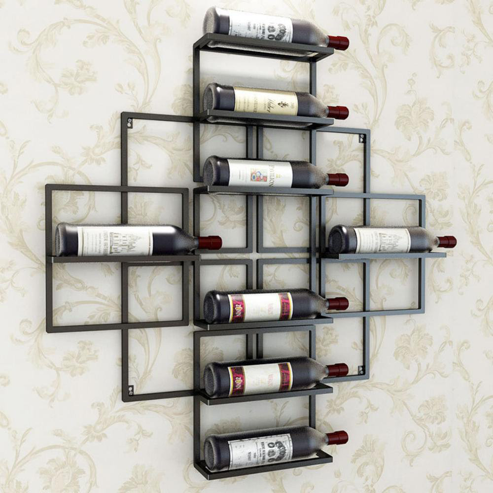 Mercer41 Danks 8 Bottle Wall Mounted Wine Bottle Rack & Reviews | Wayfair