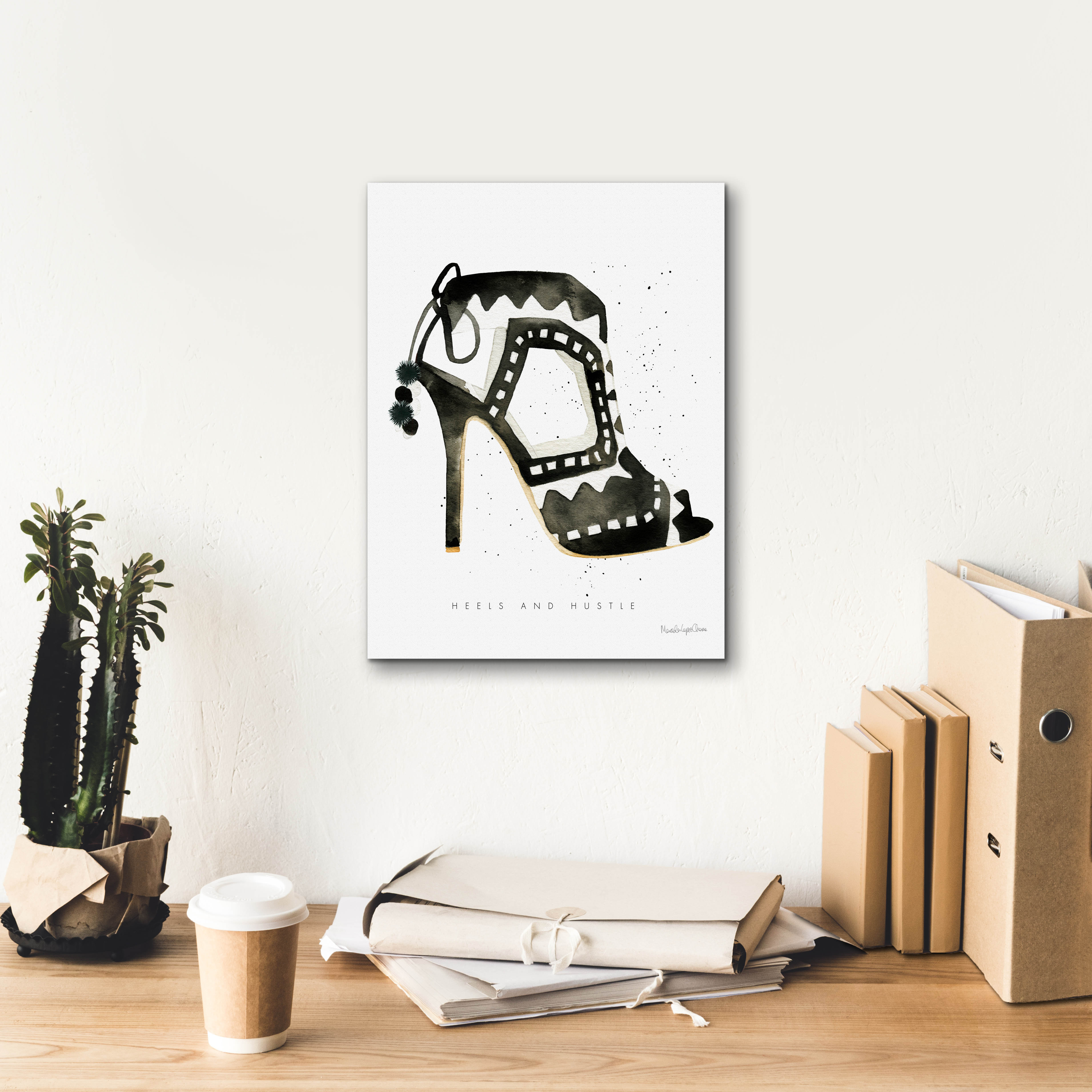 House of Hampton® 'Glitz And Glam V' by Mercedes Lopez Charro Canvas ...