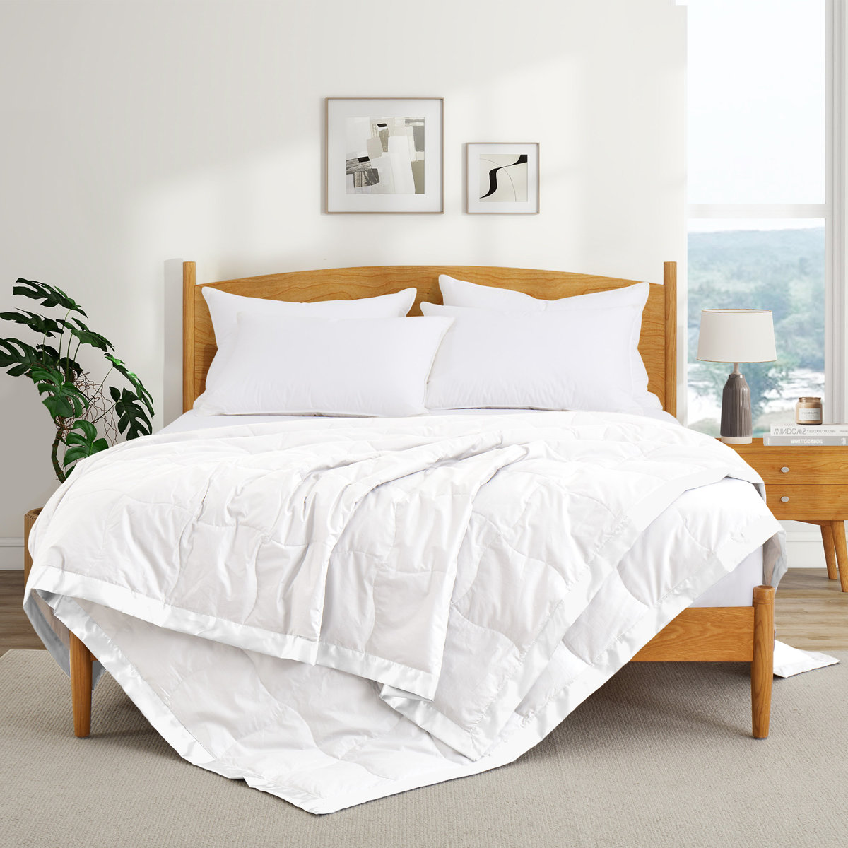 Peace Nest Lightweight Goose Down Blanket & Reviews | Wayfair