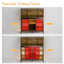 17 Stories Hippeastrum 41.5" Coffee Bar Wine Cabinet With LED Lights ...