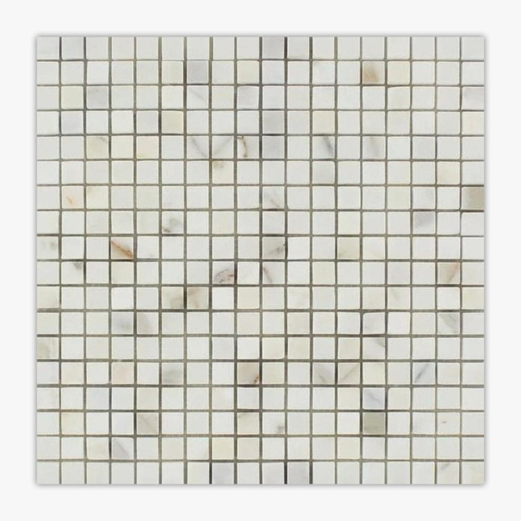 Calacatta Tile 12" x 12" Marble Mosaic Wall & Floor Tile | Wayfair