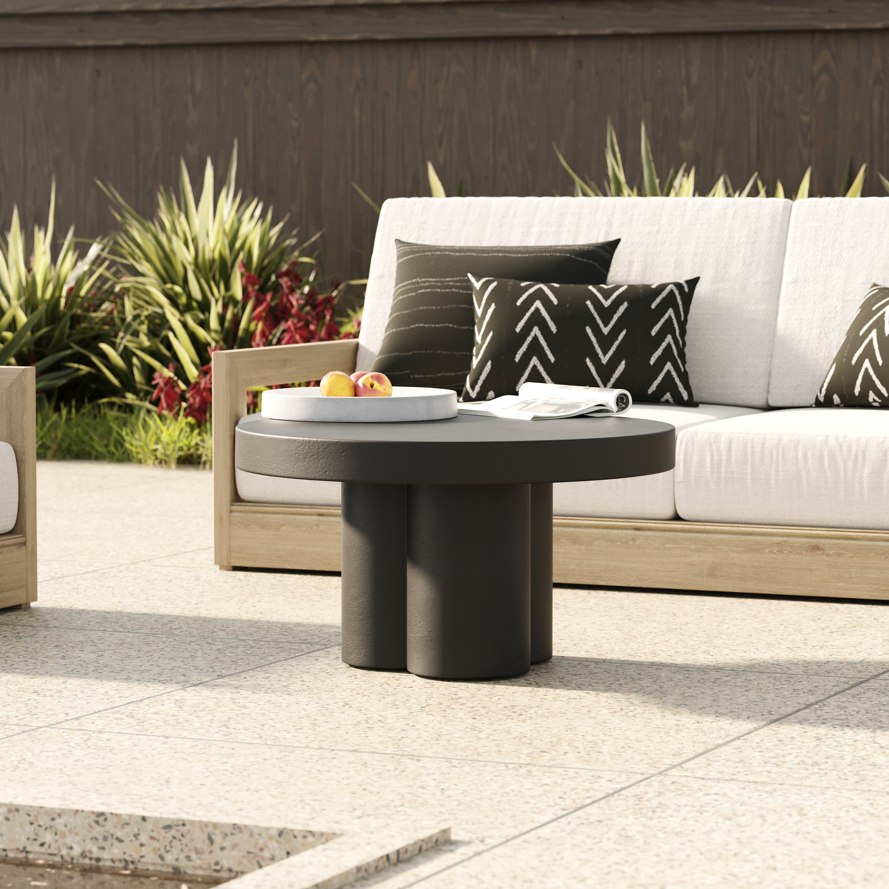 Joss & Main Kenneth Concrete Coffee Table - Wayfair Canada