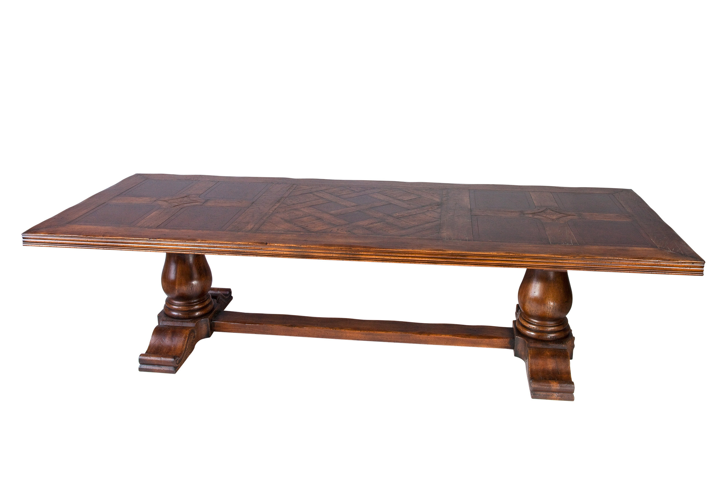 Michel Ferrand Solid Wood Base Dining Table | Wayfair