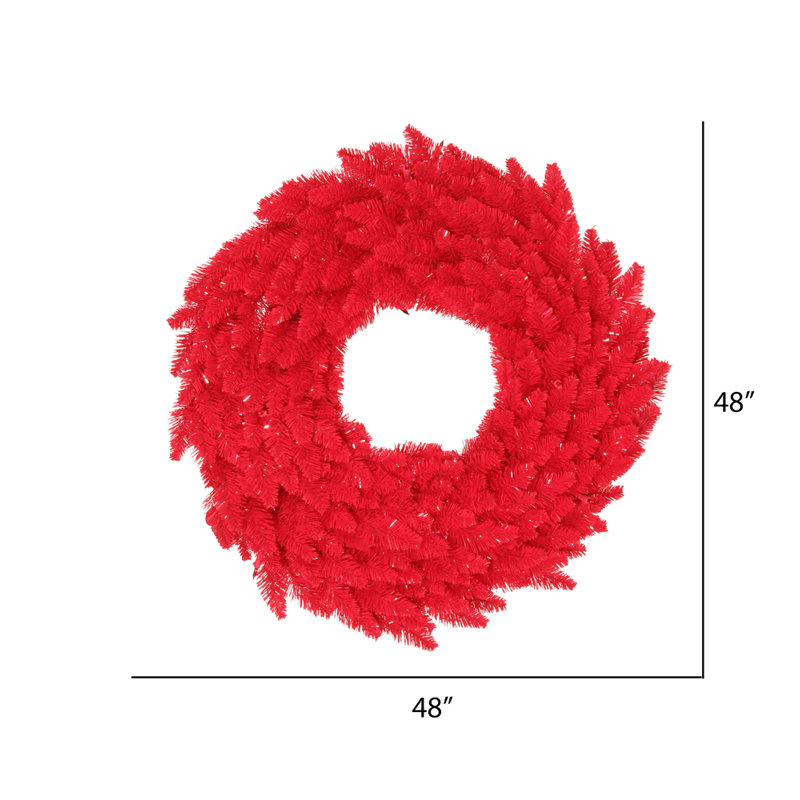 The Holiday Aisle® Gohan Fir 48" Lighted Polyvinyl Chloride (PVC ...