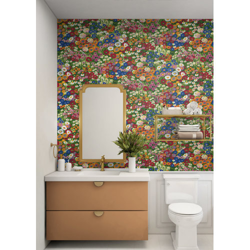 Mistana™ Arelious Peel & Stick Floral Roll & Reviews | Wayfair