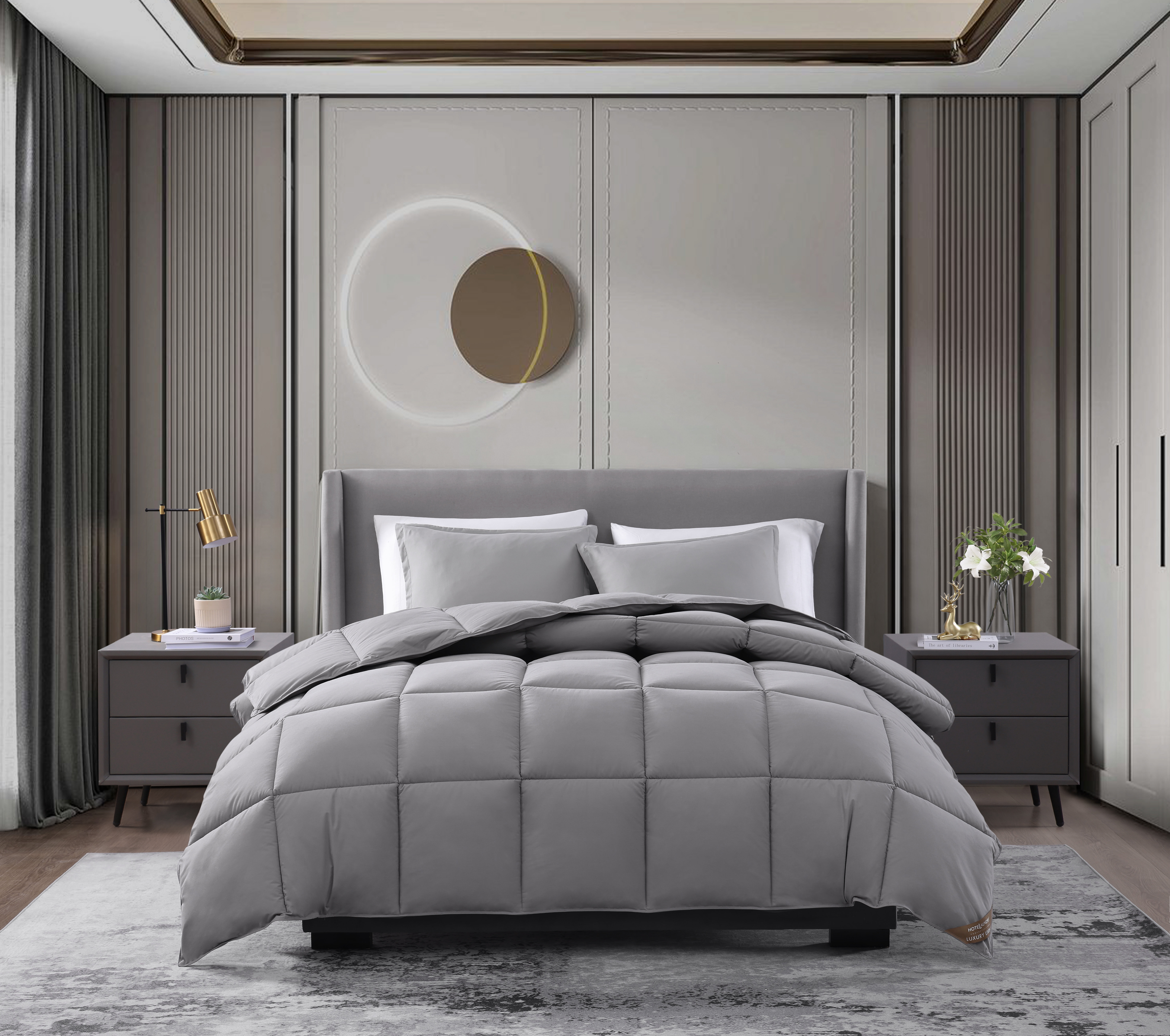 Alwyn Home All Season Gel Fiber Down Alternative Comforter | Wayfair