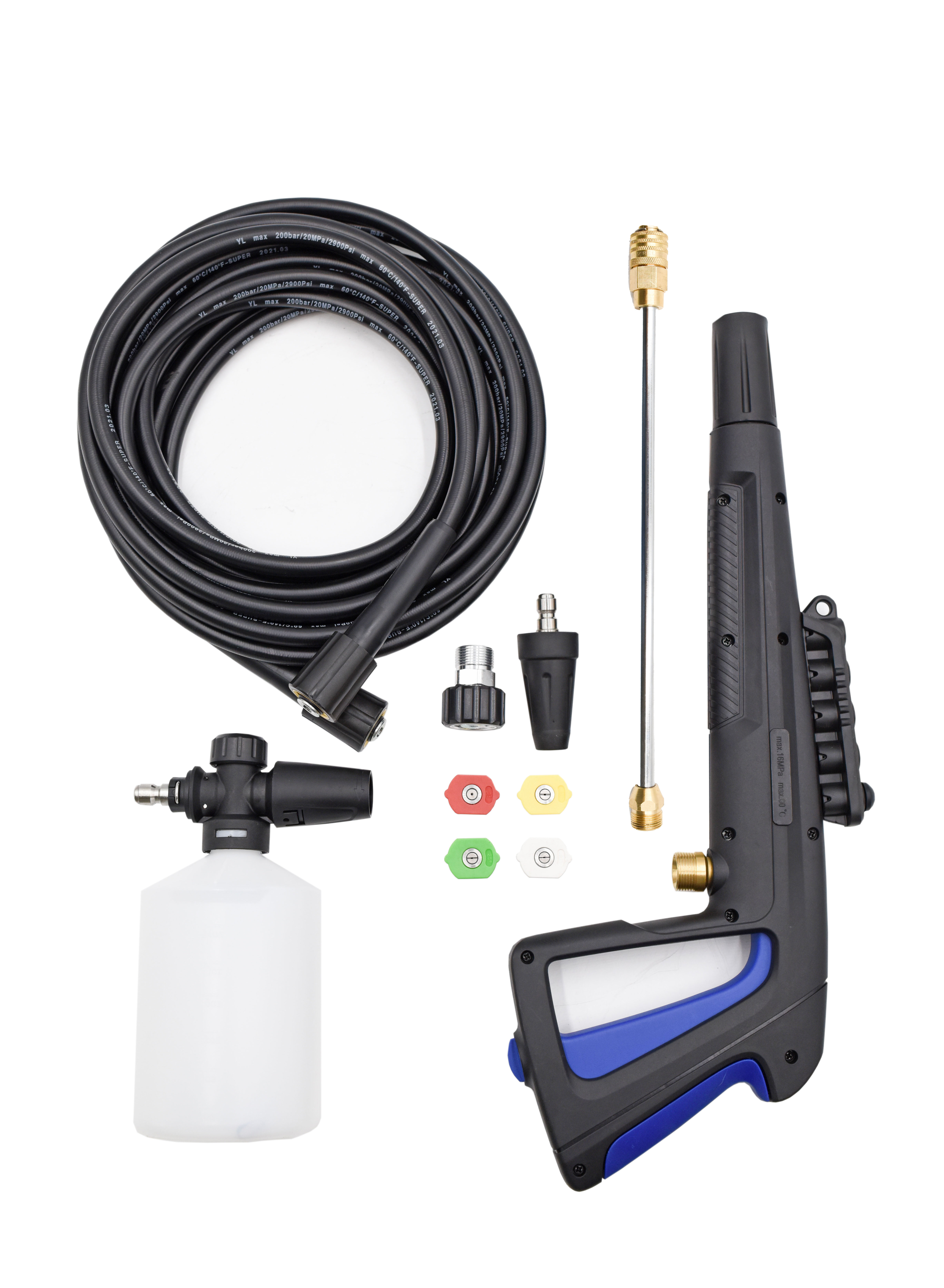 AR Blue Clean Electric Pressure Washer Trigger Gun & Accessory Kit ...
