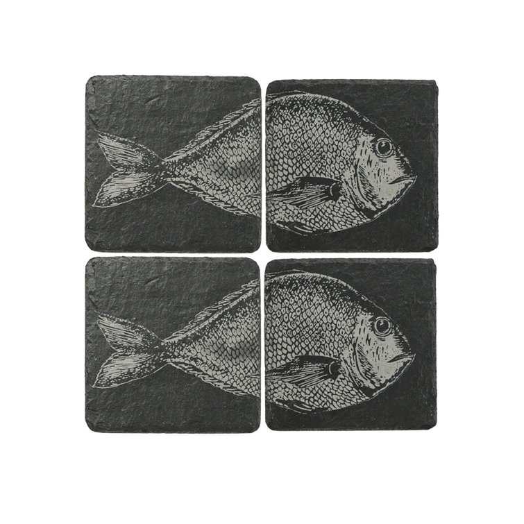 Selbrae House Square 4 Piece Coaster Set | Wayfair.co.uk