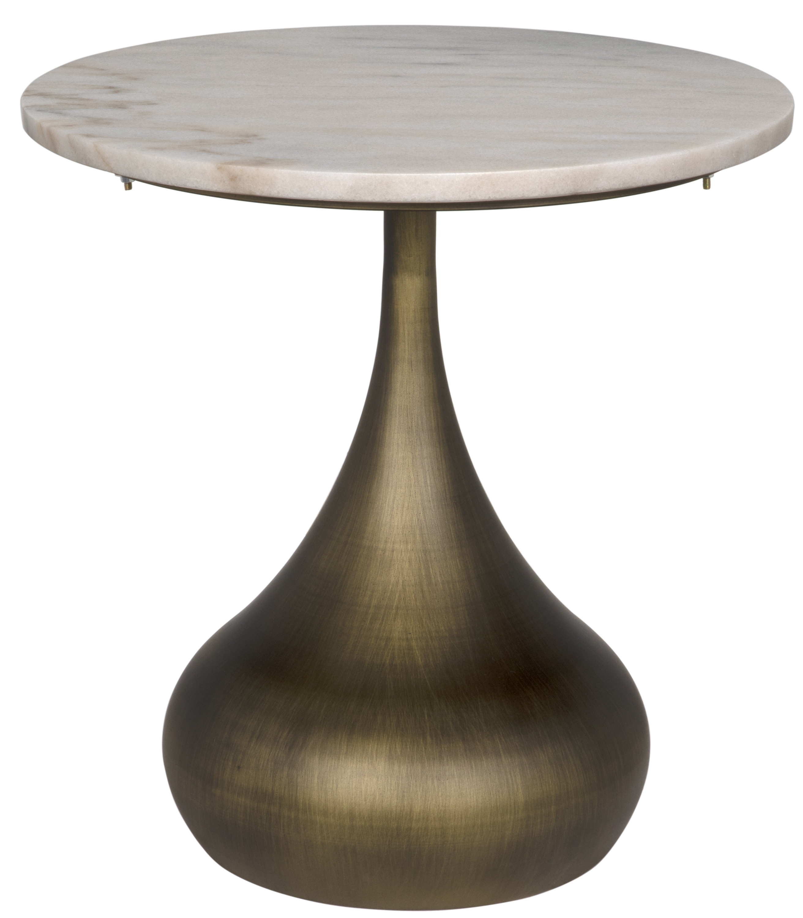 Noir Mateo Marble End Table | Perigold