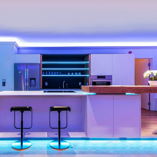 DreamDwell Home 65.6FT Waterproof RGB LED Light Strip W/ Remote Control ...