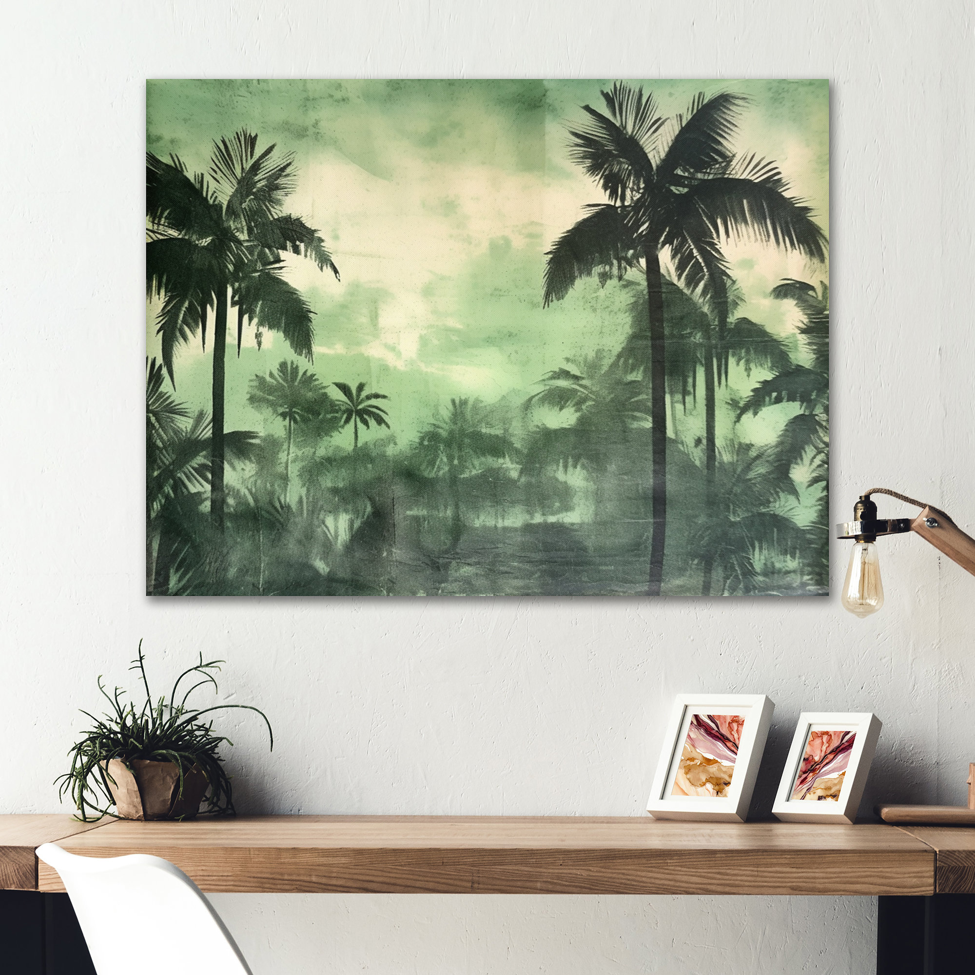 Bay Isle Home™ Monochrome Palm Tree Paradise II - Palms & Palm Trees ...