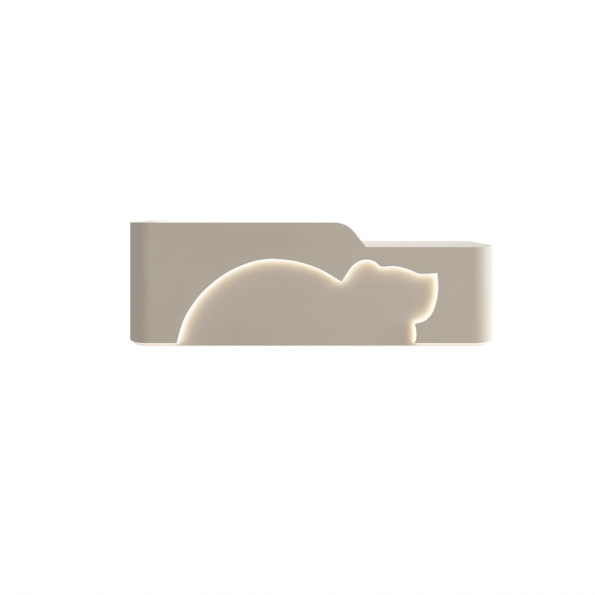 Orren Ellis 110.24"Modern Minimalist Light Luxury Cream-Coloured ...