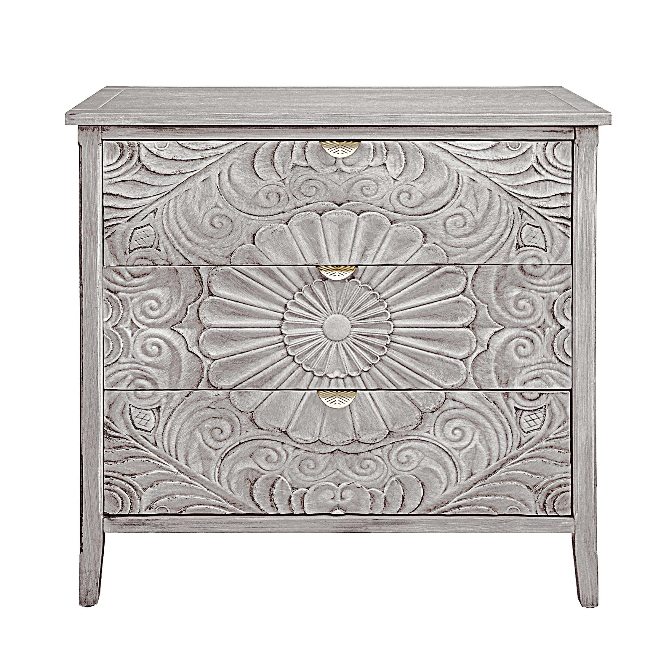 Bungalow Rose 3 - Drawer Accent Chest | Wayfair