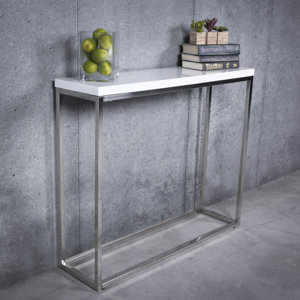 White Wood Console Tables You'll Love | Wayfair